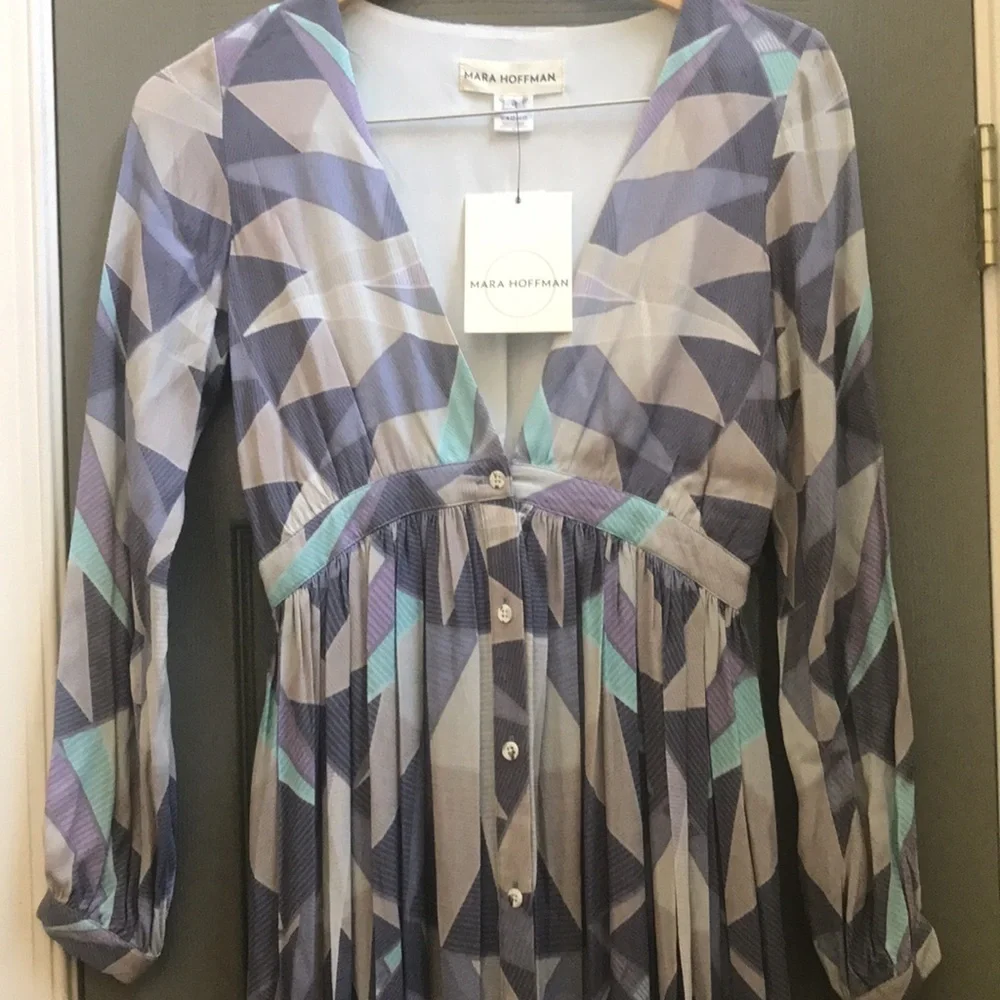 Mara Hoffman | Dresses | Mara Hoffman Compass Long Sleeve Maxi Dress ...